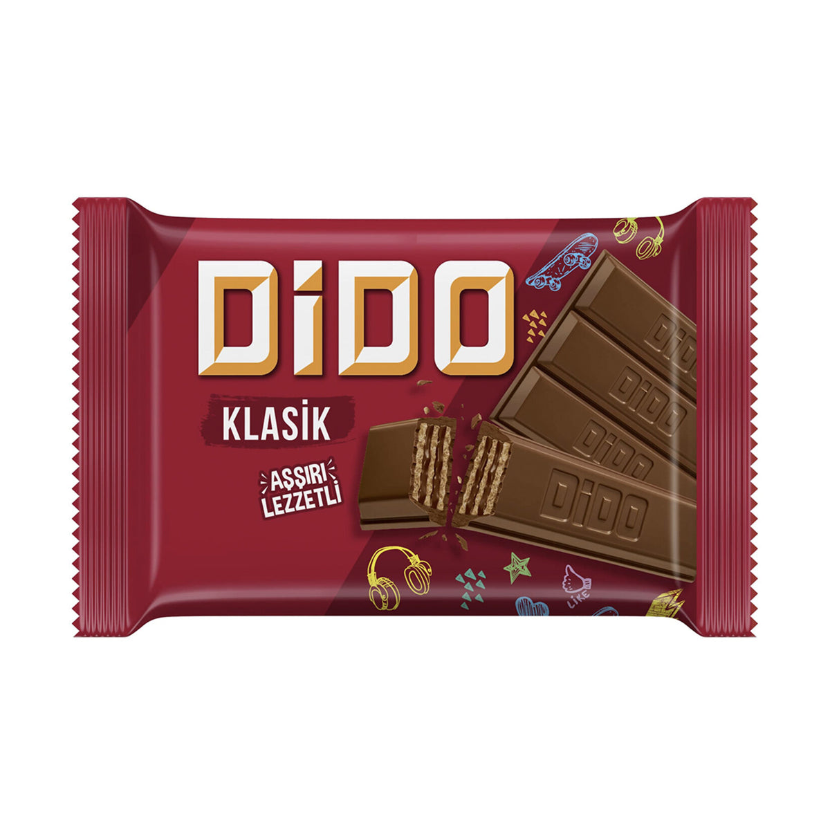 Dido Square Chocolate Wafer 55.5 G – Turcamart