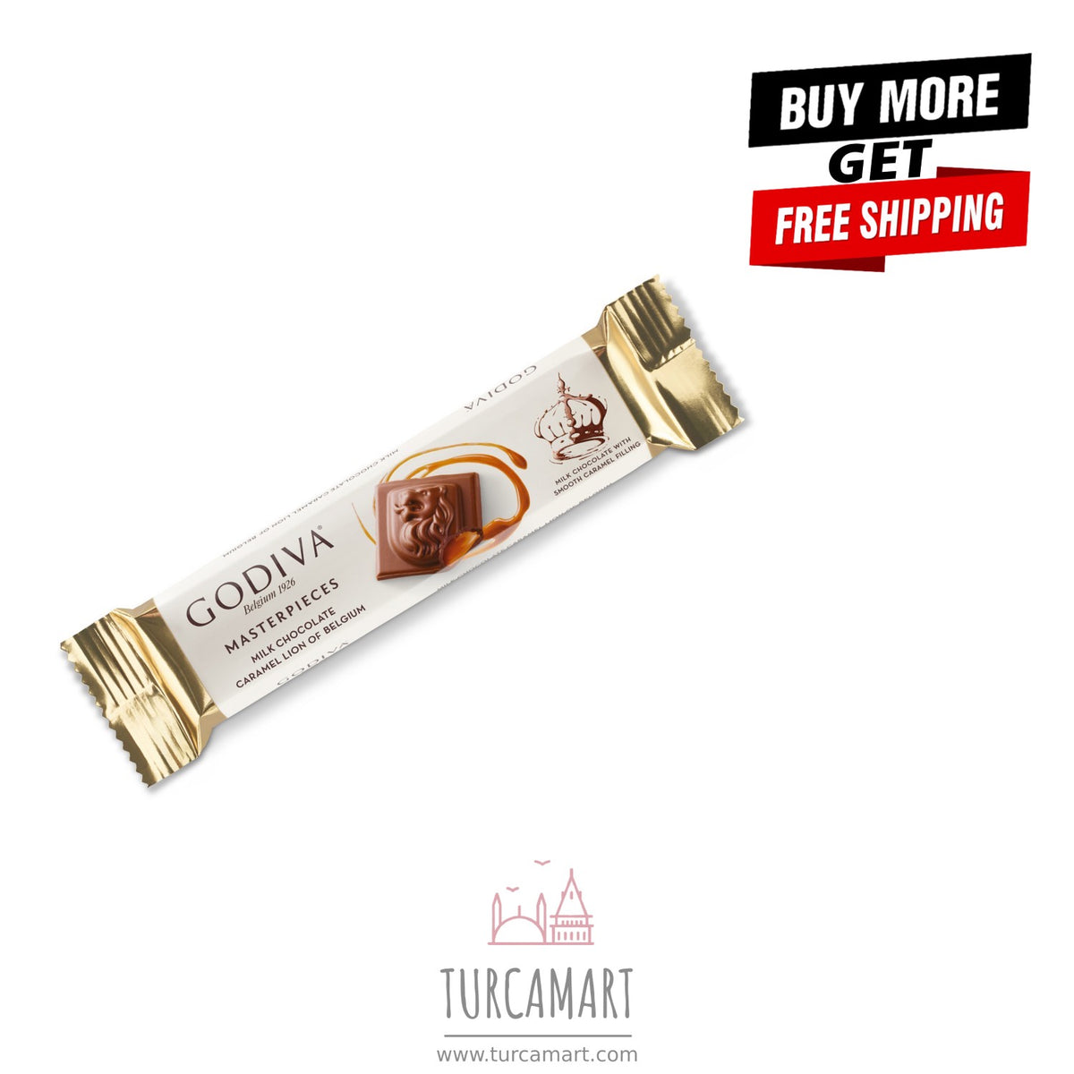 Godiva Masterpiece Caramel Milk Chocolate Tablet 32g Saver Pack – Turcamart