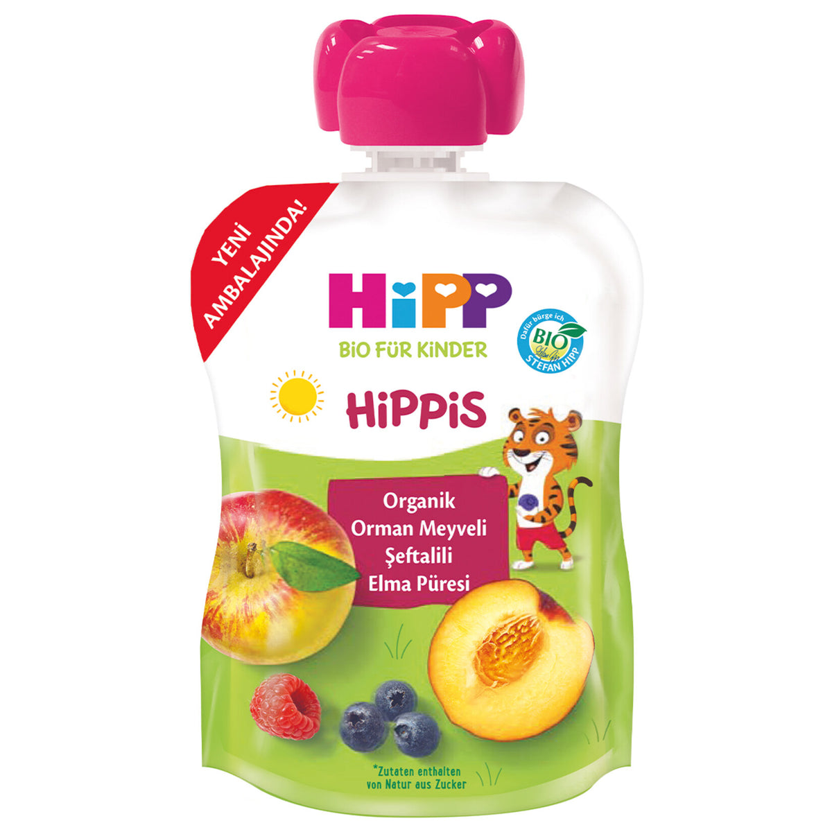 Hipp Organic Forest Fruit Peach Apple Puree 100 G – Turcamart