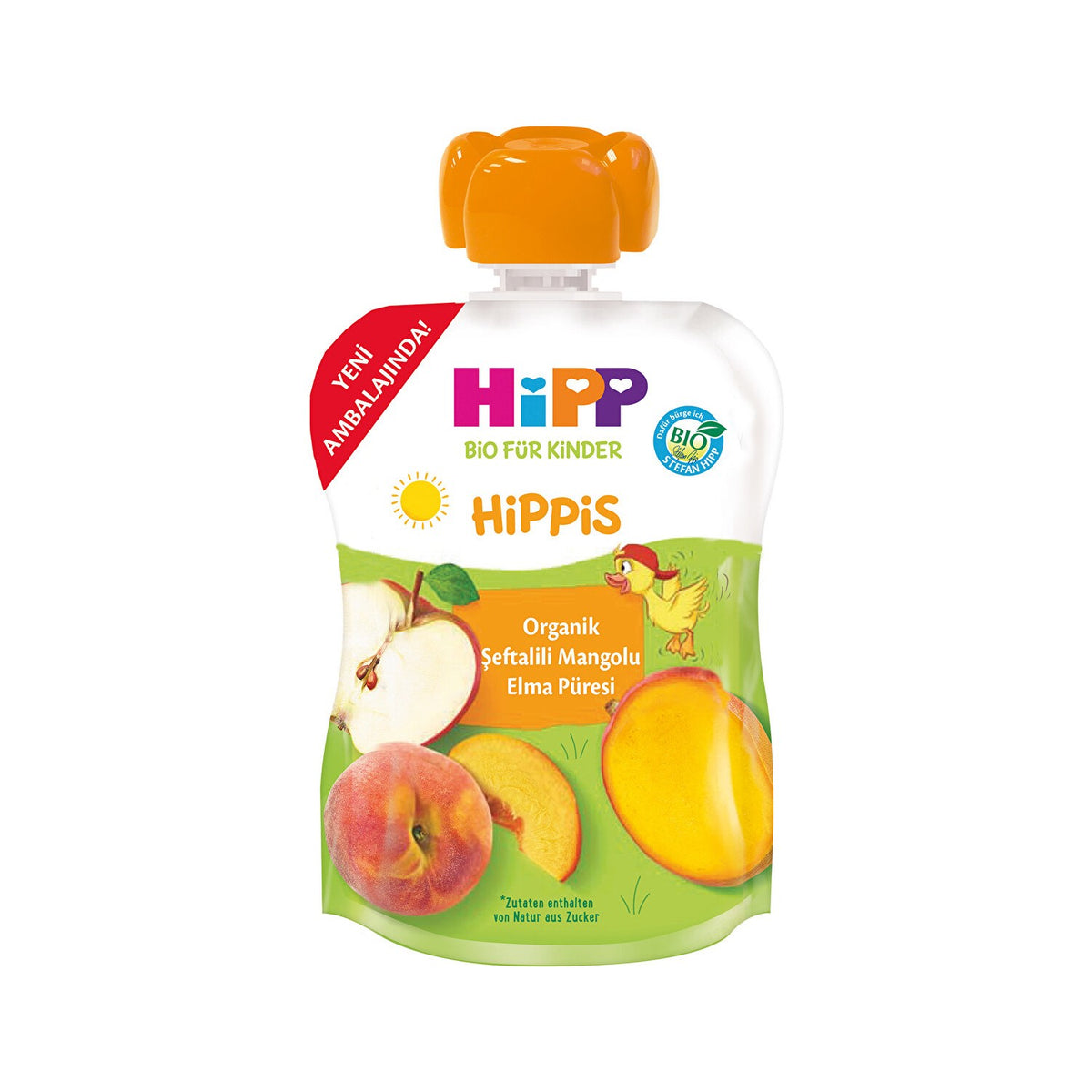 Hipp Organic Apple Puree with Peach Mango 100 gr – Turcamart
