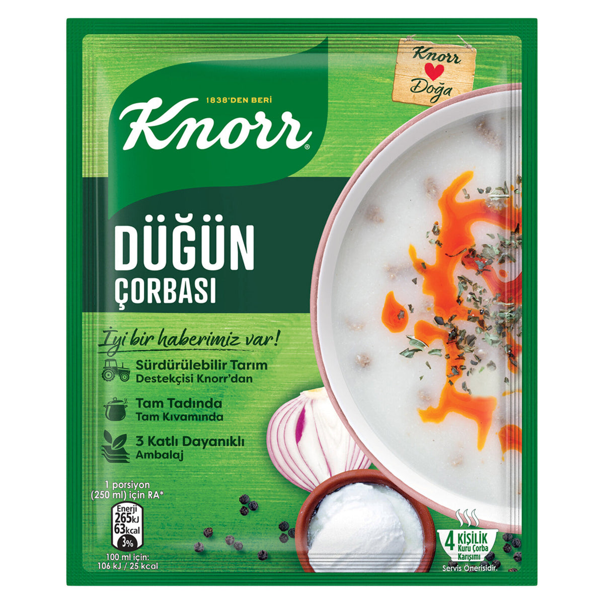 Knorr Instant Soup Wedding (Düğün) 4 Person 72 G – Turcamart