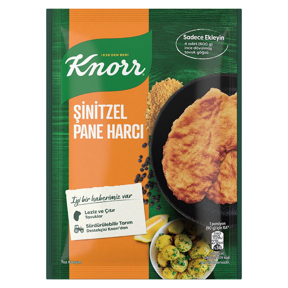 Knorr Schnitzel Bread Mortar 90G – Turcamart
