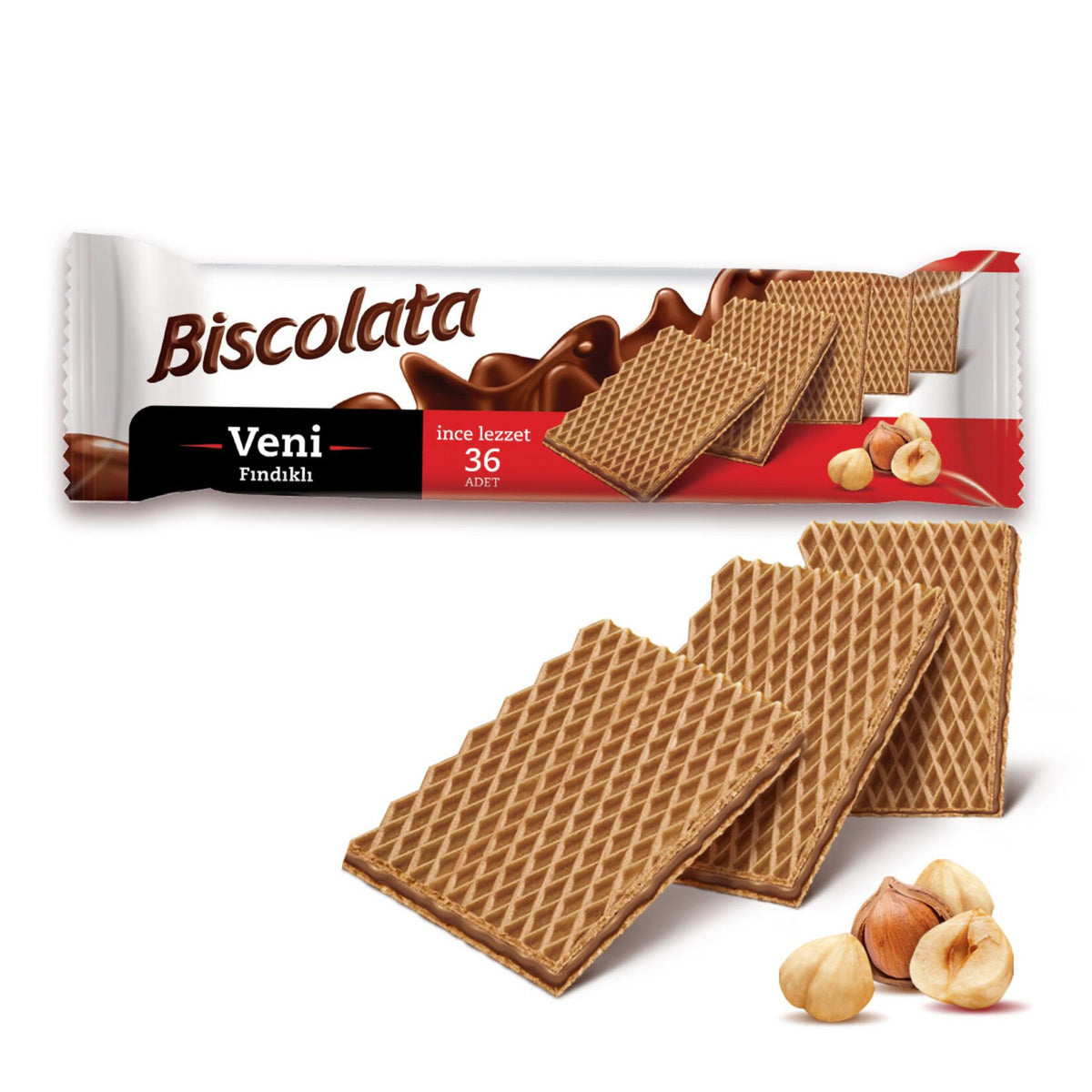 Biscolata Veni Hazelnut Wafer 3.88 oz (110 g) – Turcamart