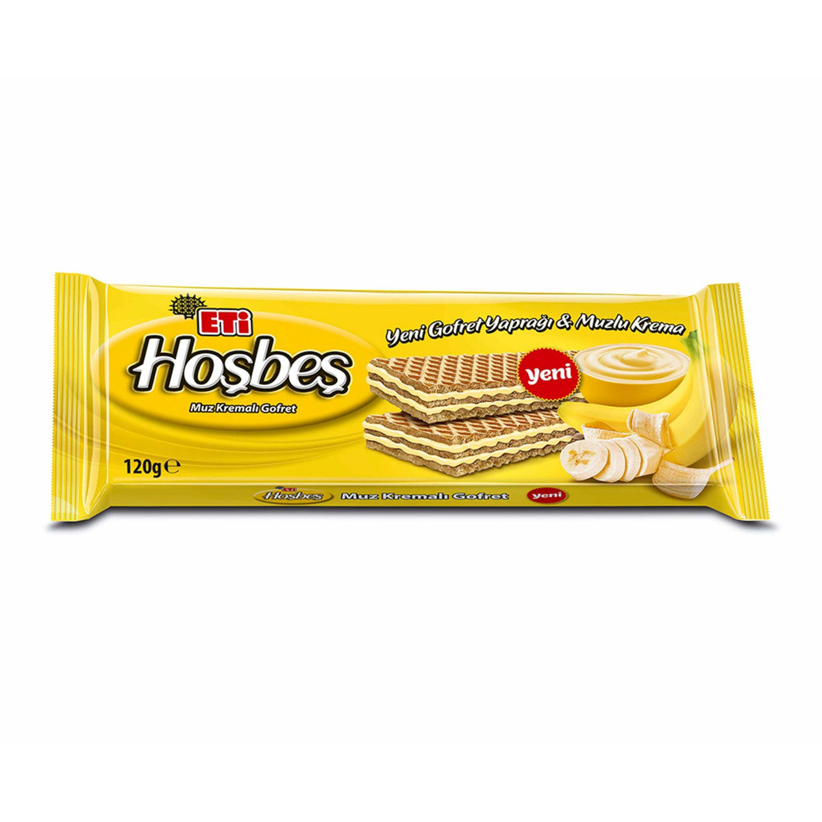 Eti Wafe Up (Hoşbeş) Banana Cream Wafer 120 G – Turcamart