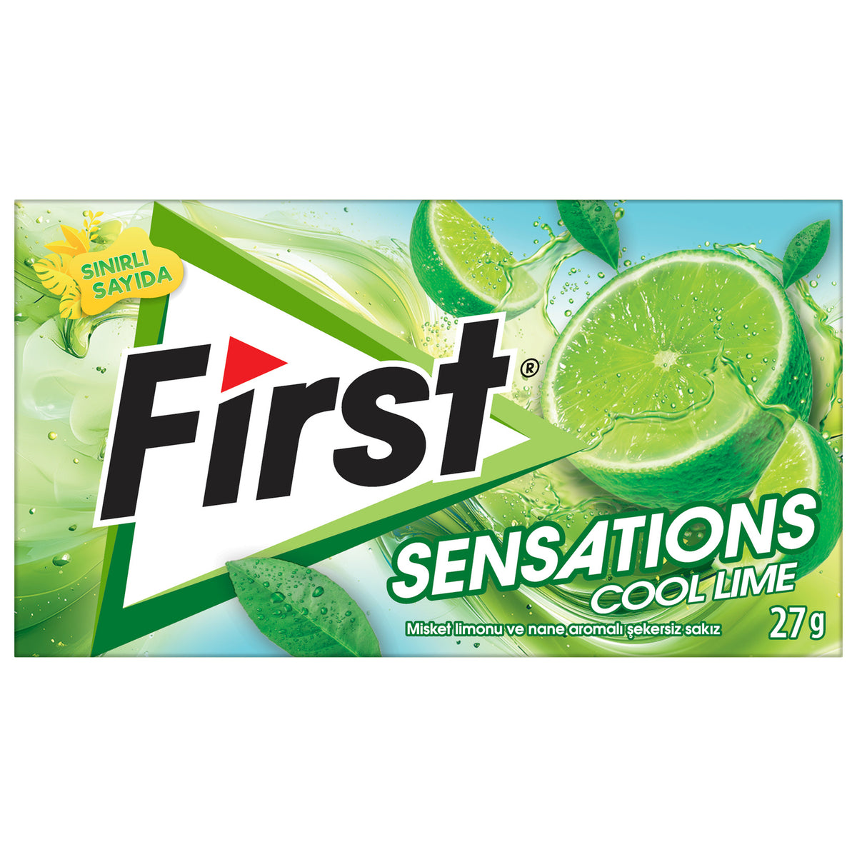 First Sensations Cool Lime Chewing Gum 0.9 oz (27 g) – Turcamart