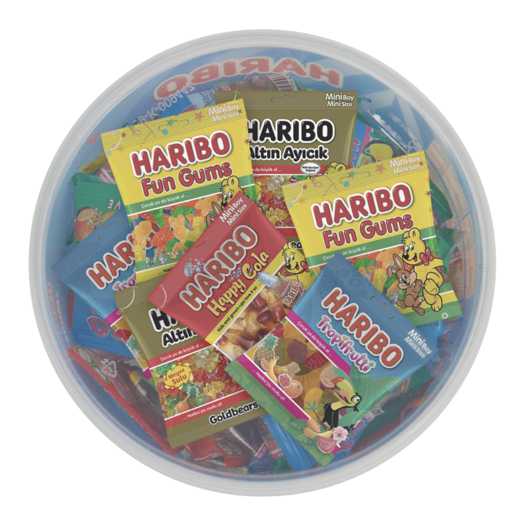 Haribo Minis Bowl 10g x 100 pcs (35.2 oz) – Turcamart