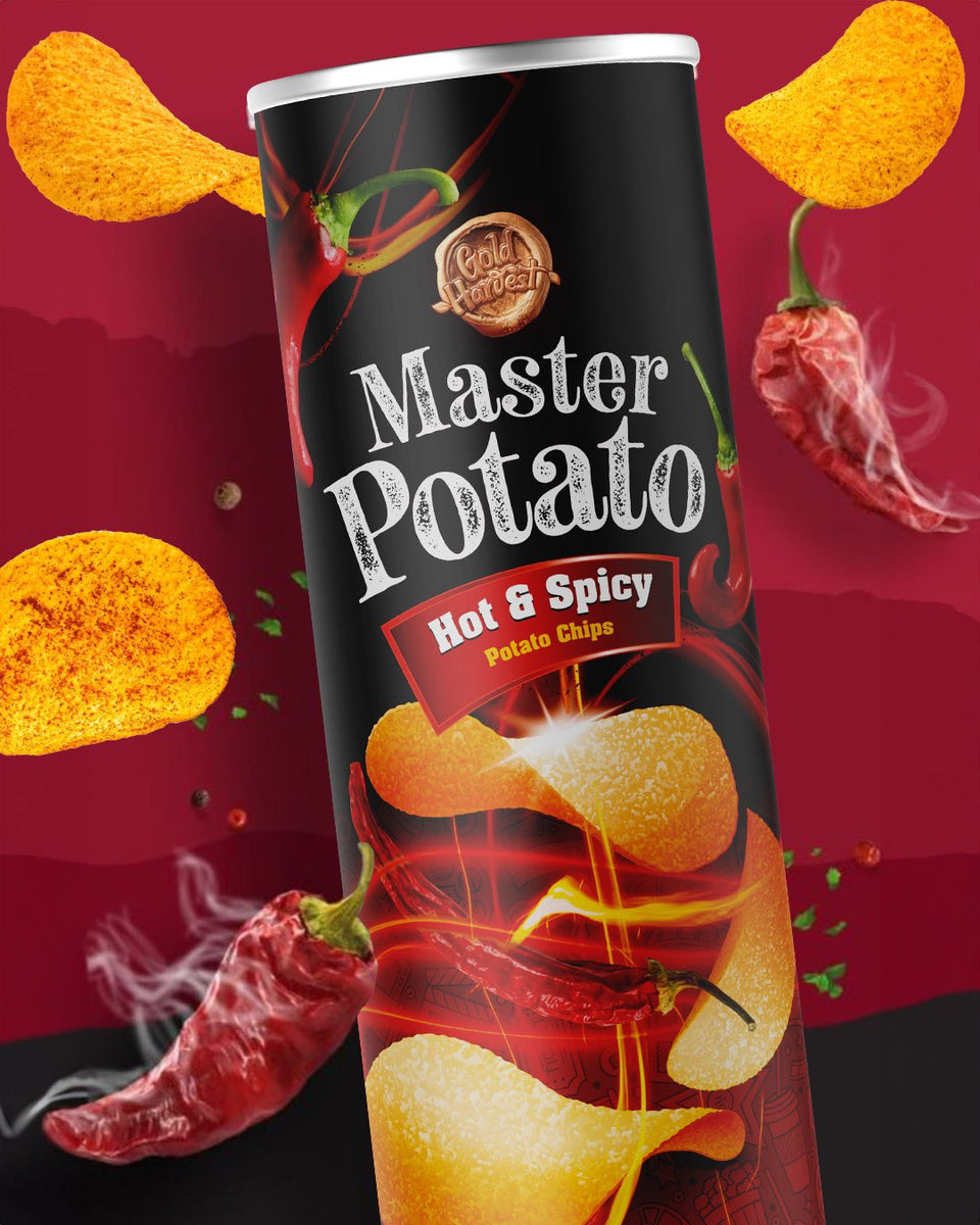 Master Potato Hot & Spicy Potato Chips 160 G – Turcamart