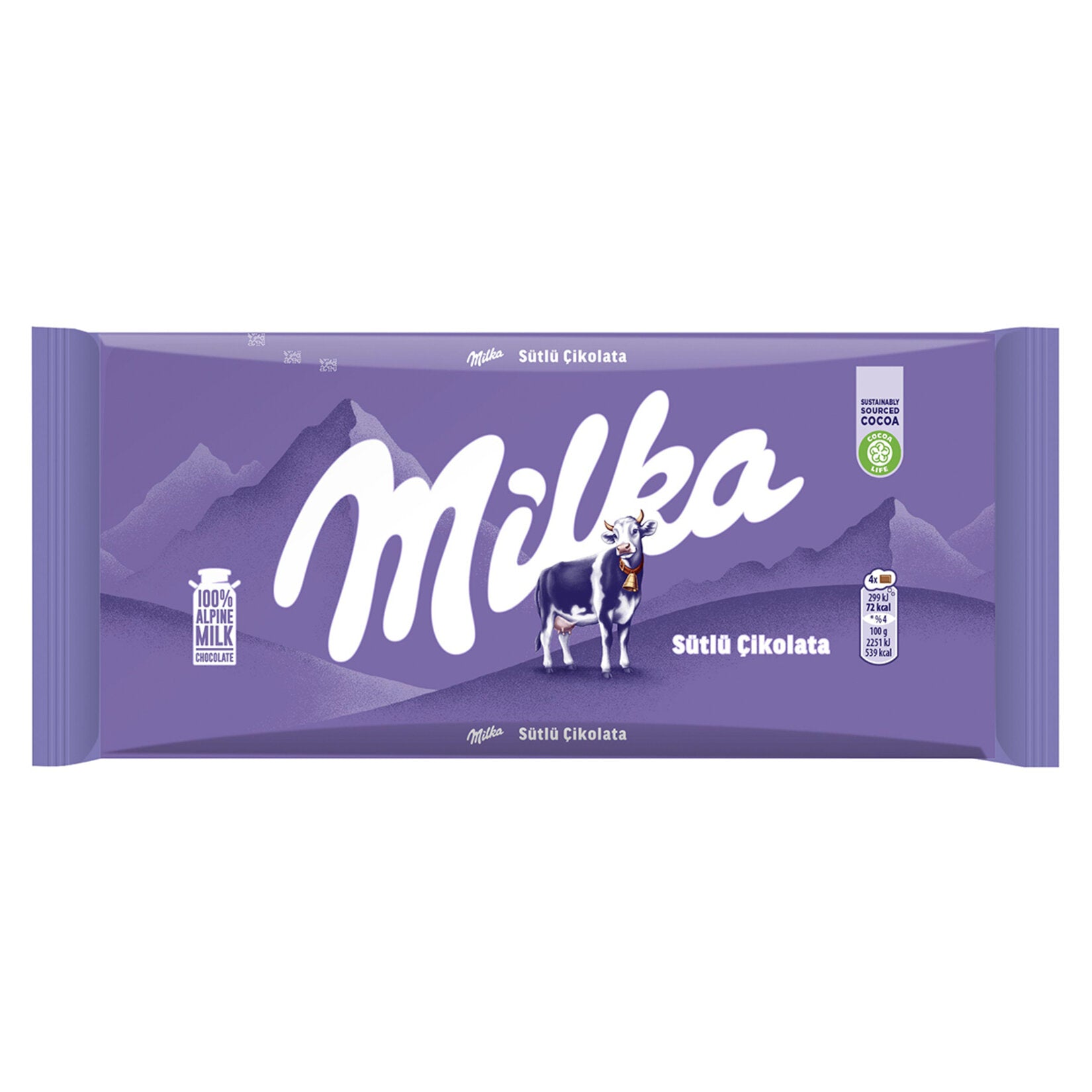 Milka Milk Chocolate Bar 2.8 oz (80 g) – Turcamart