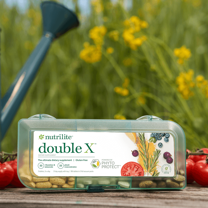 Nutrilite Double X Multivitamin - 31 Day Supply with Case 186 Tablets ...