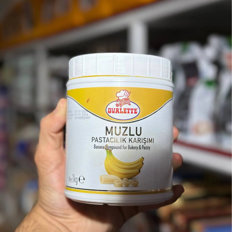 Ovalette Banana Compound – Bakery & Pastry Flavoring 35.2 oz (1 Kg ...