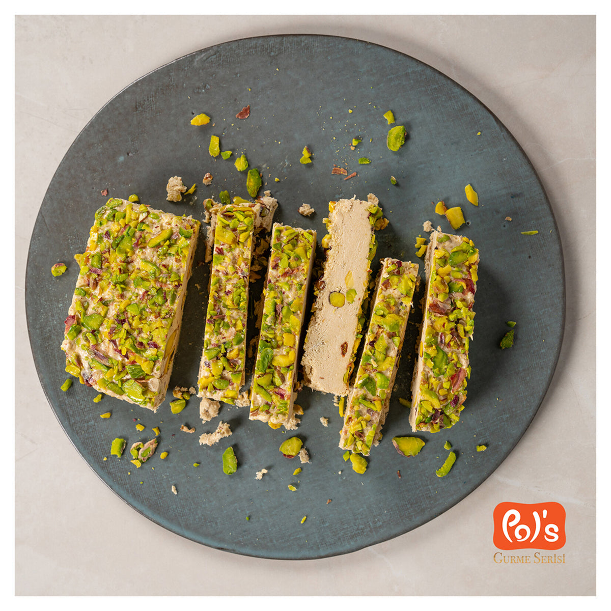 Pol's Gurme Serisi Pistachio Tahini Halva 10.5 oz (300 g) – Turcamart