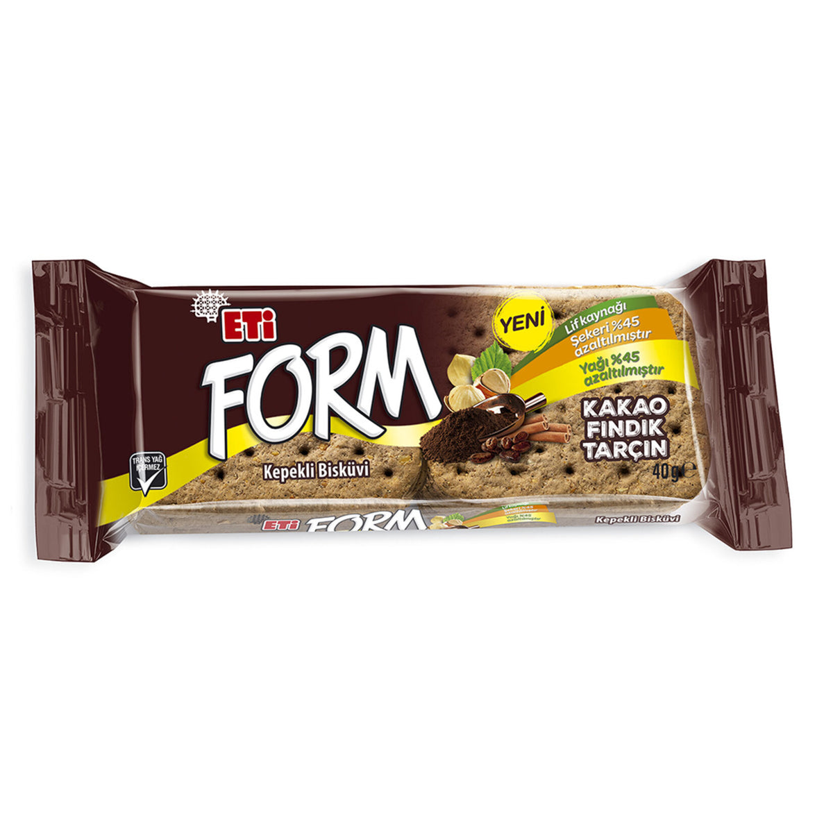 Eti Form Cacao Hazelnut Bran Biscuit 1.4 oz (40 g) – Turcamart