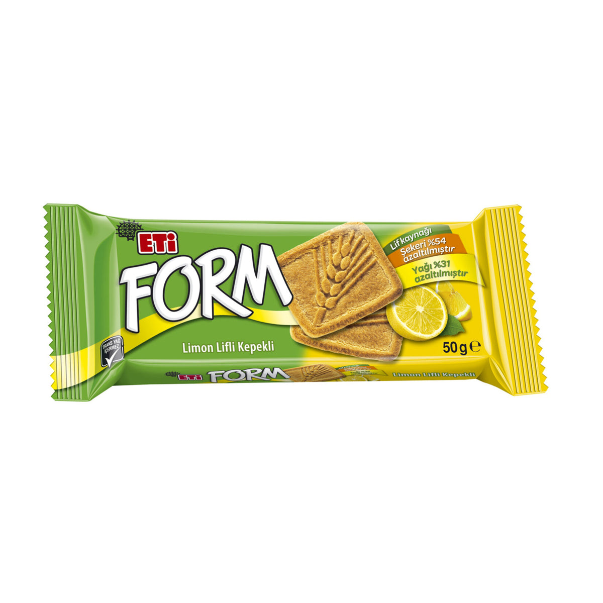 Eti Form Lemon Fiber Wheat Biscuit 1.7 oz (50 g) – Turcamart