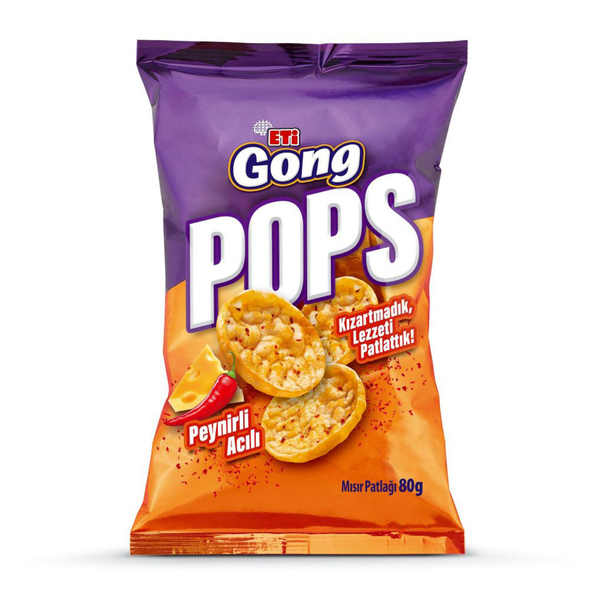 Eti Gong Pops Cheese & Chili Popcorn 2.8 oz (80 g) – Turcamart