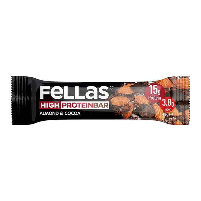 Fellas Almond and Cacao Protein Bar 1.5 oz (45 g) – Turcamart