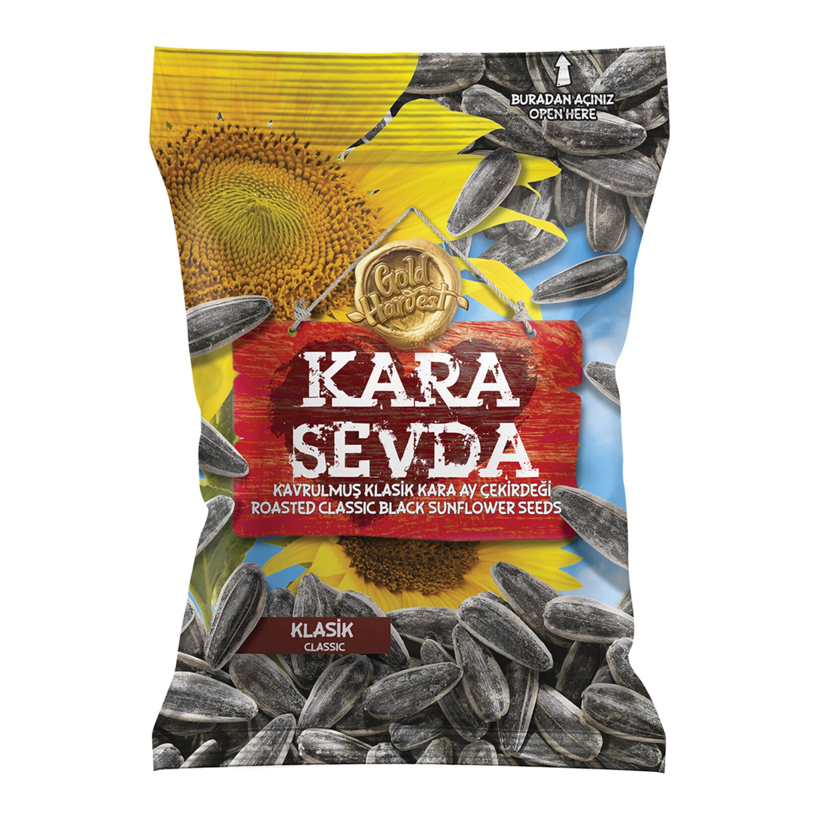 Kara Sevda Classic Roasted Sunflower Seeds 4.7 oz (135 g) – Turcamart