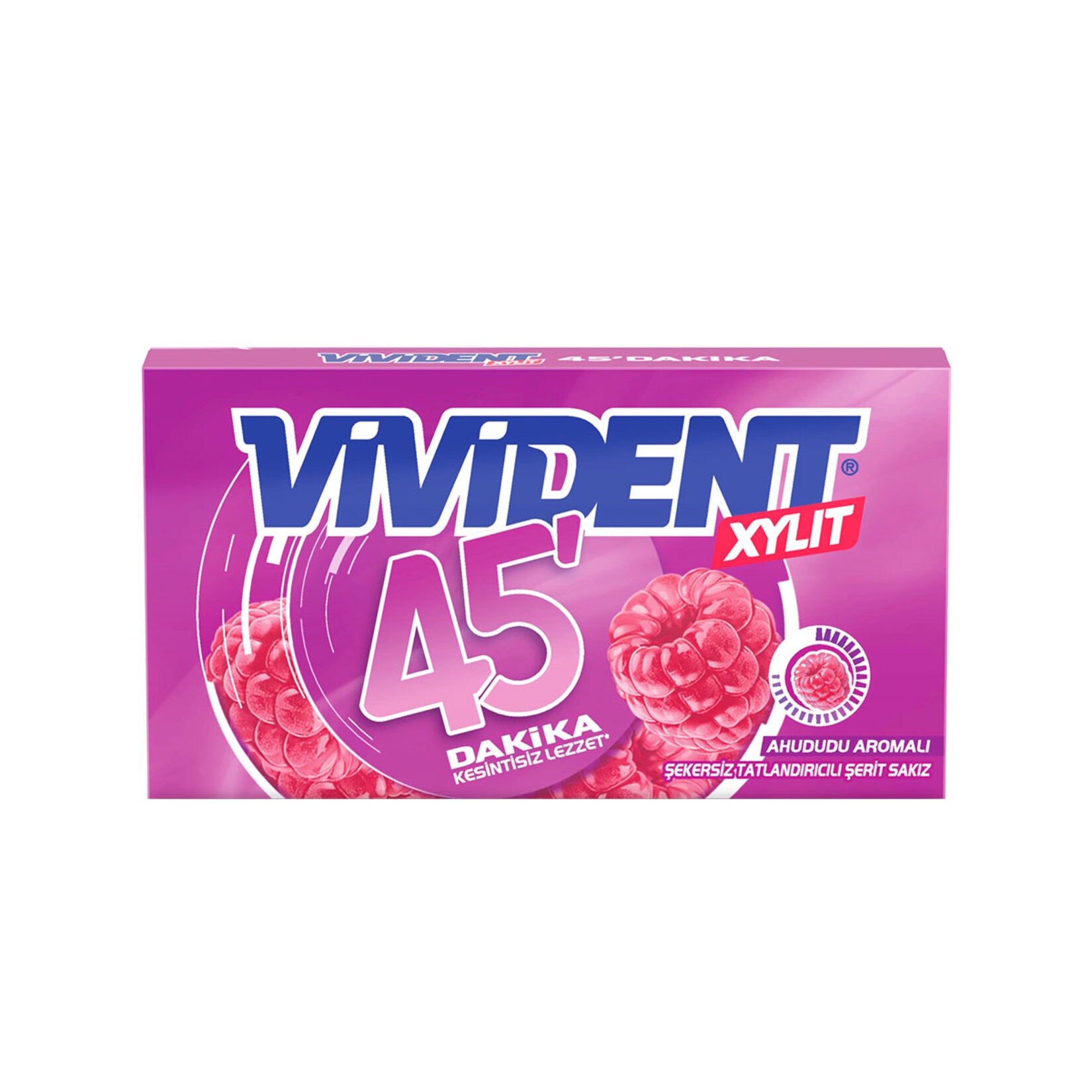 Vivident 45Dk Wallet Pack Raspberry Gum 0.9 oz (26 g) – Turcamart