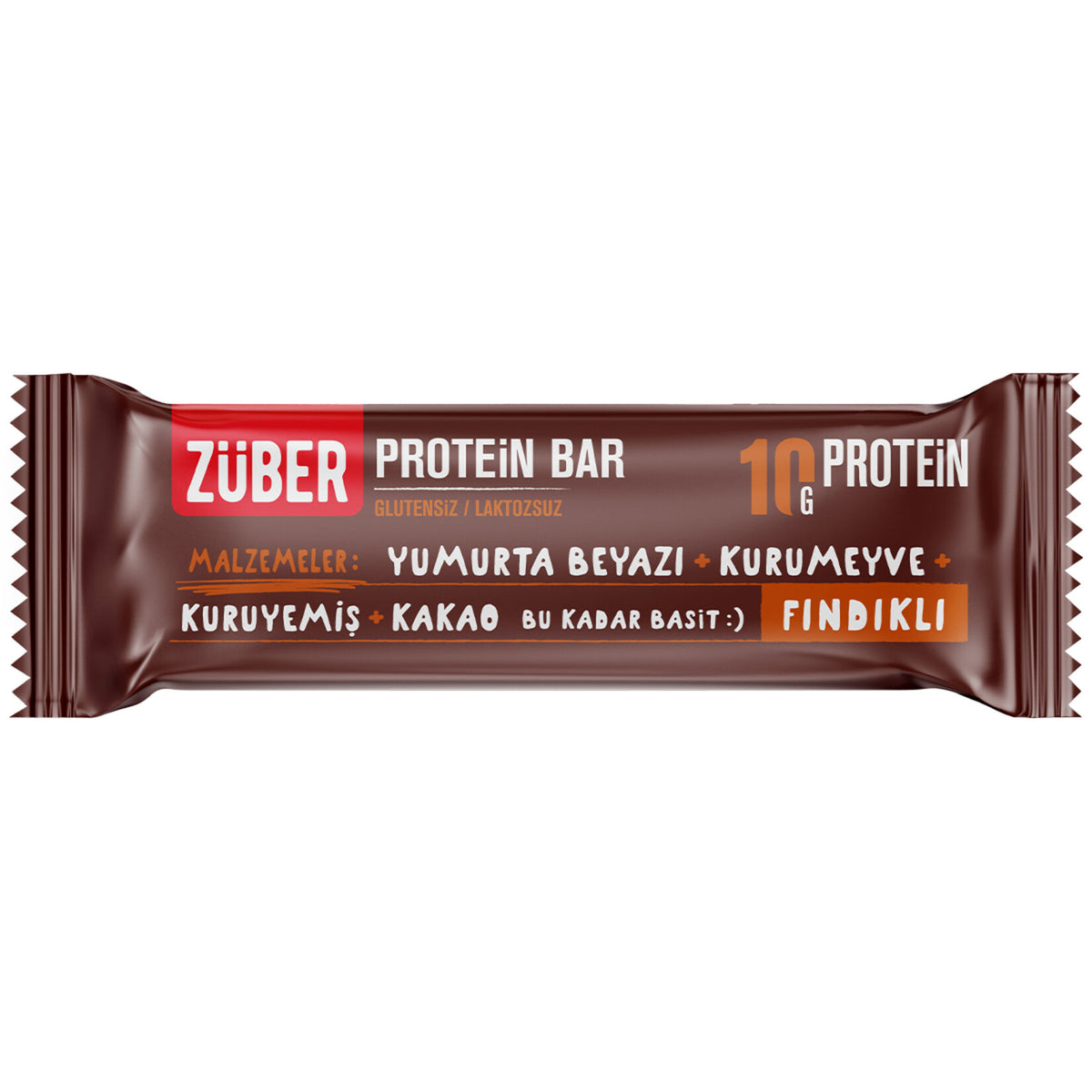 Zuber Hazelnut Gluten-Free Protein Bar 1.4 oz (40 g) – Turcamart
