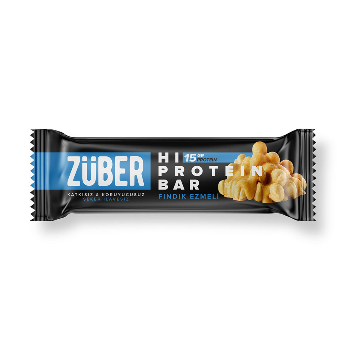 Zuber Hazelnut HI-Protein Bar 1.5 oz (45 g) – Turcamart
