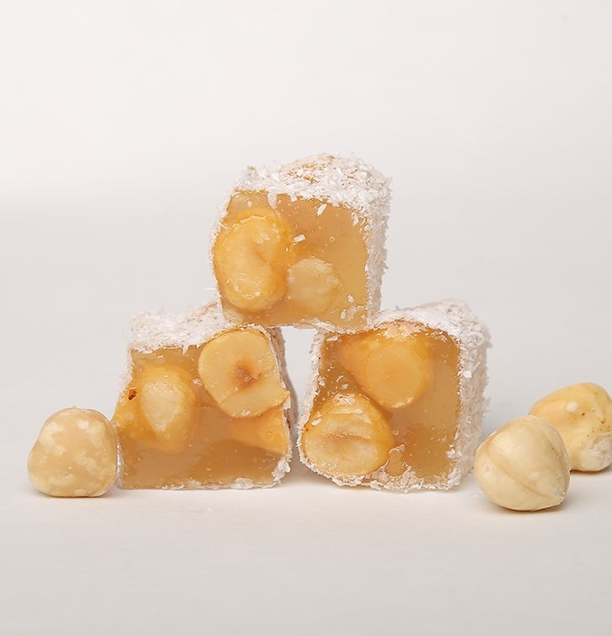 Turkish Delight With Hazelnut 230 G – Turcamart